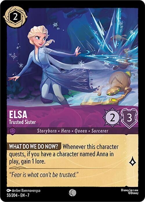 Elsa - Trusted Sister [Foil] #55 (7) – playersclubtcg