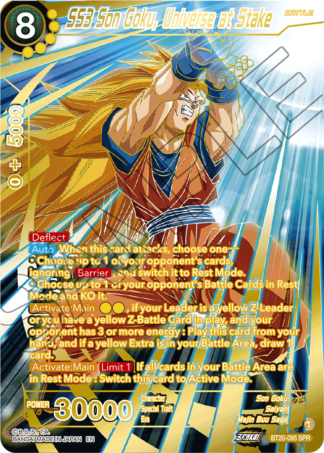 BT20-095 (SPR)SS3 Son Goku, Universe at Stake – playersclubtcg