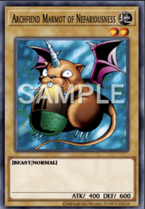BN01-AE032 Archfiend Marmot of Nefariousness – playersclubtcg